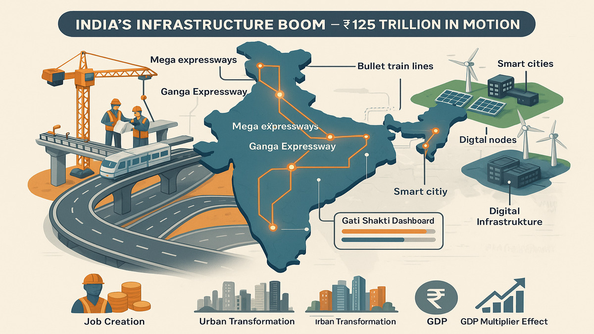 India’s $125 Billion Infrastructure Boom | Where Growth Meets Opportunity