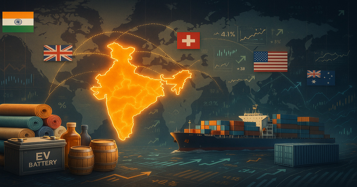 India’s Trade Strategy 2025 | FTAs, BTA Talks & Global Growth Opportunities