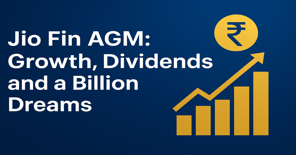 Jio Financial Services AGM | Growth, Dividends & Billion Dreams